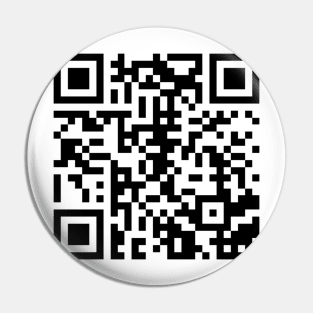 Rick Astley Rickroll Qr Code Heart Art Pins and Buttons for Sale ...