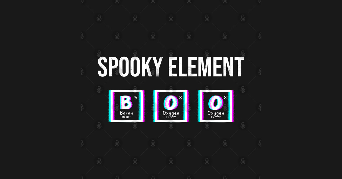 Spoky Element - Periodic Table - T-Shirt | TeePublic