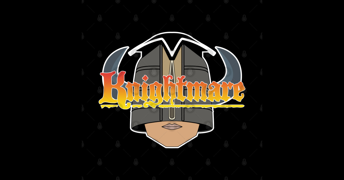 The Helmet of Justice - Knightmare - Sticker | TeePublic