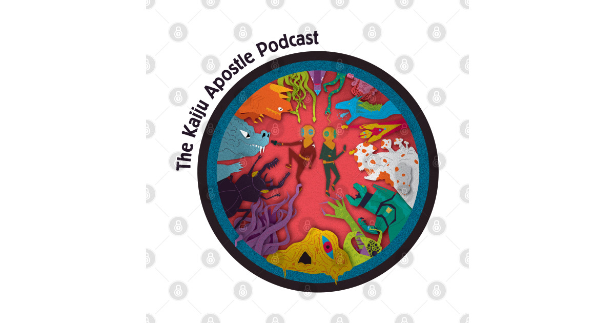 TKAP Logo (With Text) - The Kaiju Apostle Podcast - T-Shirt | TeePublic