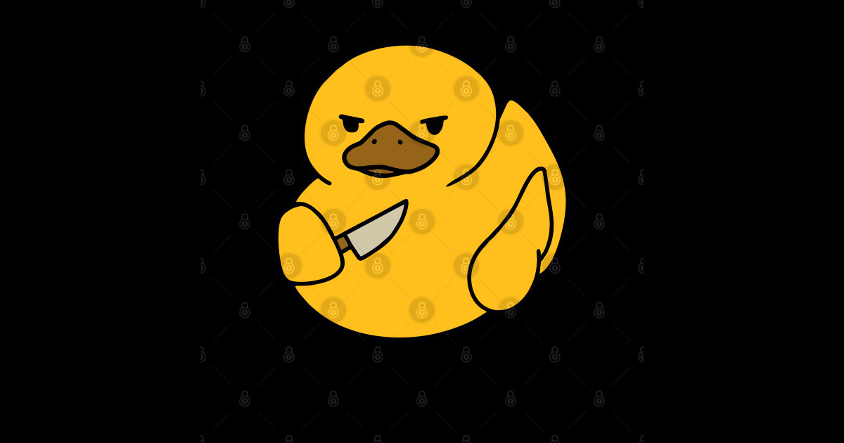 I Choose Violence - Angry Duck - I Choose Violence Angry Duck - Sticker ...
