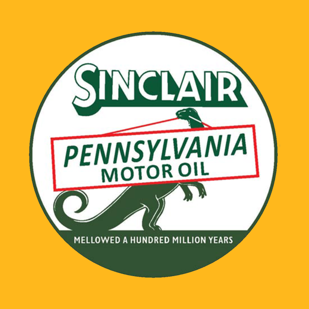 Vintage Sinclair Logo - Motor Oil Gas Pumps Porcelain Gasoline - T ...