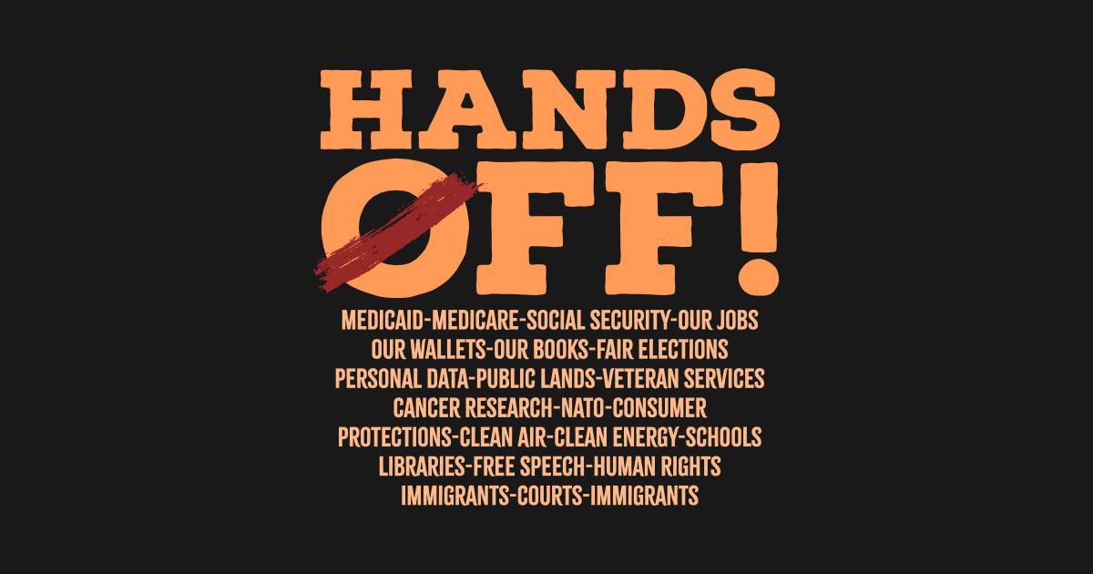Hands-Off - Hands Off Protest - T-Shirt | TeePublic