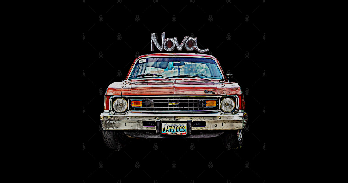 chevy nova - Chevy Nova - Sticker | TeePublic