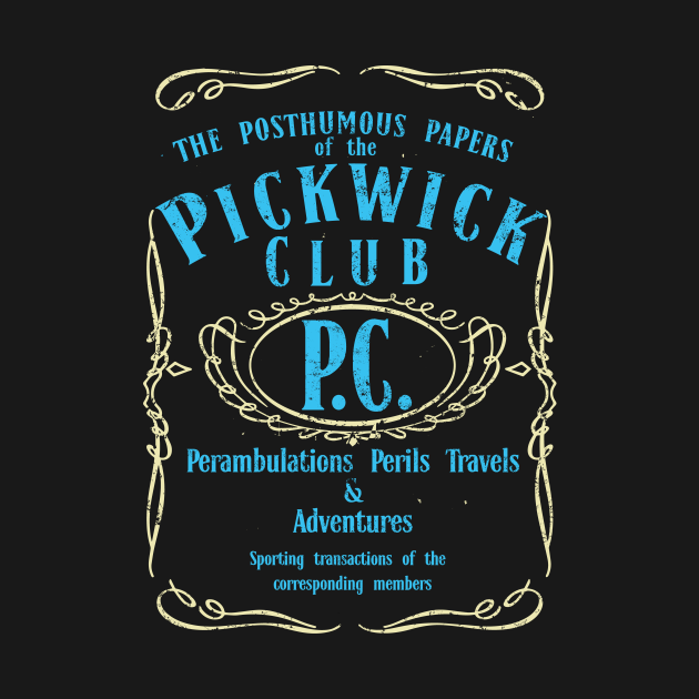 THE PICKWICK CLUB - Literature - T-Shirt | TeePublic