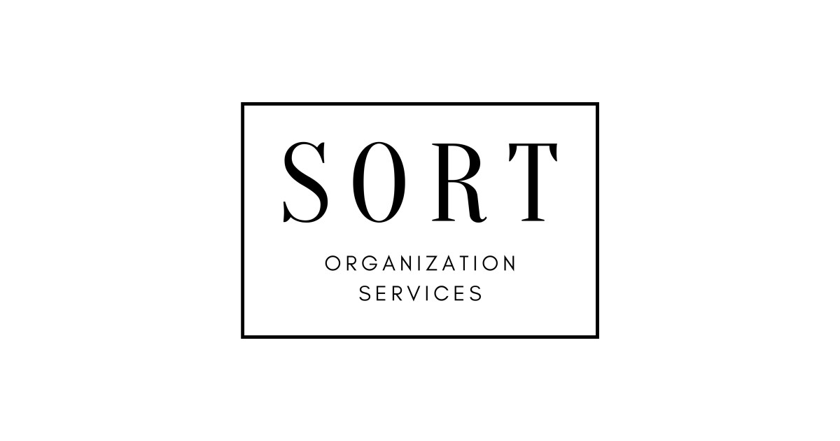 SORT Logo | Black - Sort Organization Services - T-Shirt | TeePublic