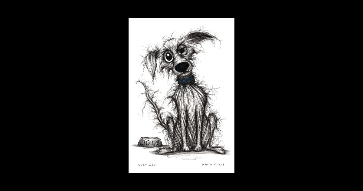 Ugly dog - Horrid - Sticker | TeePublic