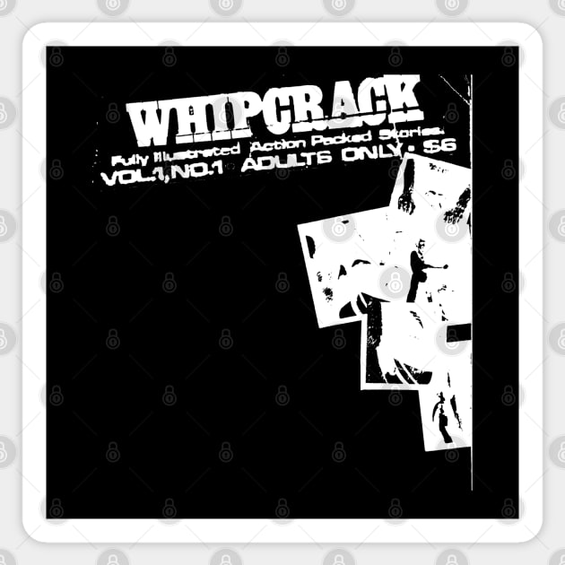 Whipcrack! Vintage erotica design - Erotica - Sticker | TeePublic