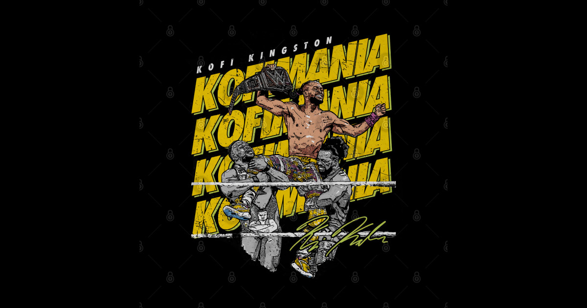 Kofi Kingston Kofimania Celebration - Kofi Kingston - Sticker | TeePublic