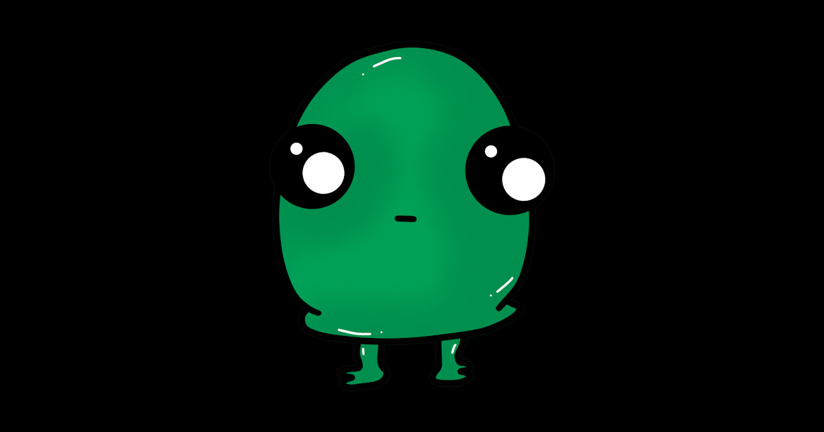 Goopy Guy - Cute - Sticker | TeePublic