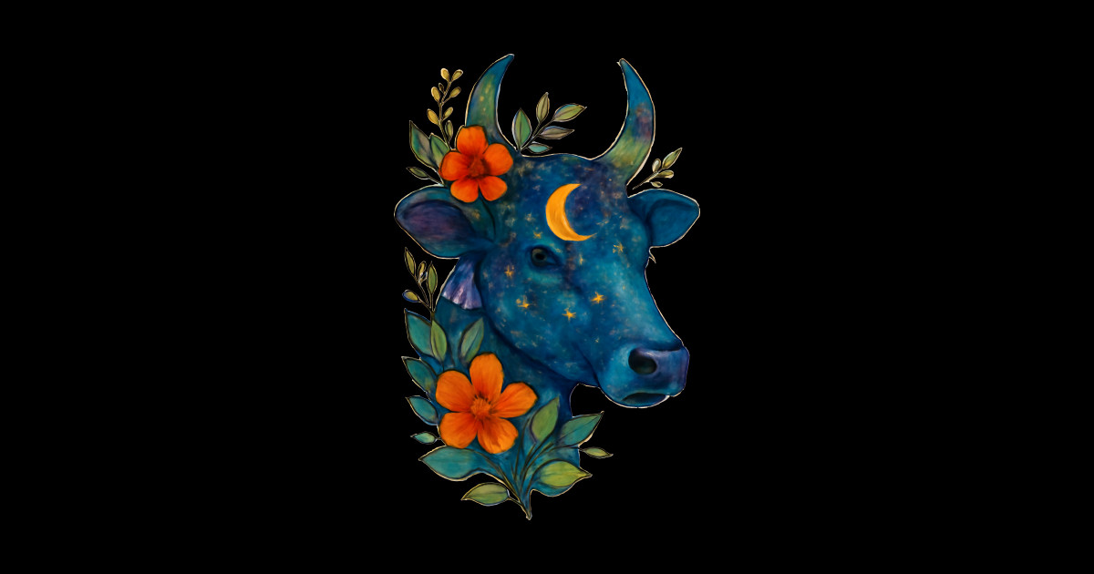 Cosmic Cow - Cosmic Cow - Sticker | TeePublic