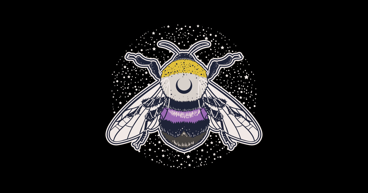 Nonbinary Bee Proud LGBT Pride Flag - Nonbinary - Sticker | TeePublic Nonbinary Bee Proud LGBT Pride Flag - Nonbinary - Sticker | TeePublic