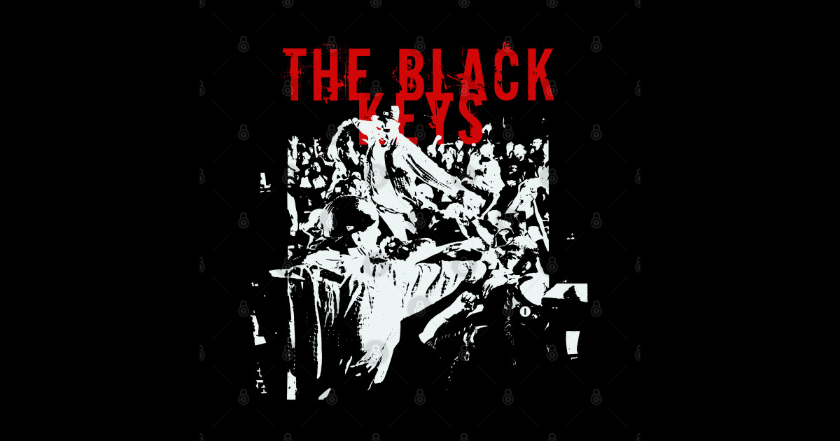 the black keys get it on - The Black Keys - Sticker | TeePublic