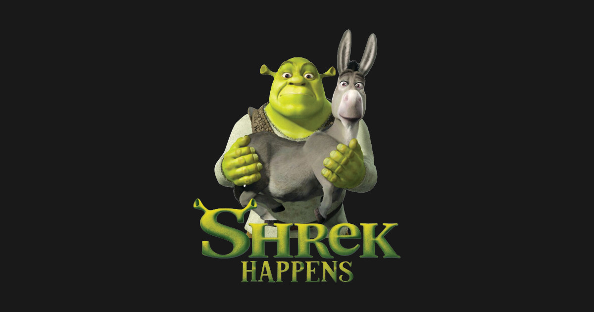 Shrek Happens Swamped Shrek Vintage Cartoon - Shrek - T-Shirt | TeePublic
