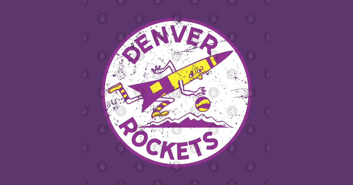 Denver Rockets [Vintage Distressed] - Aba - T-Shirt | TeePublic