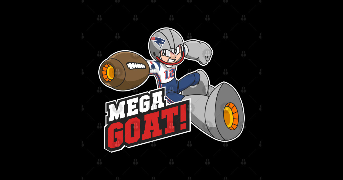 Mega GOAT - Brady - Sticker | TeePublic