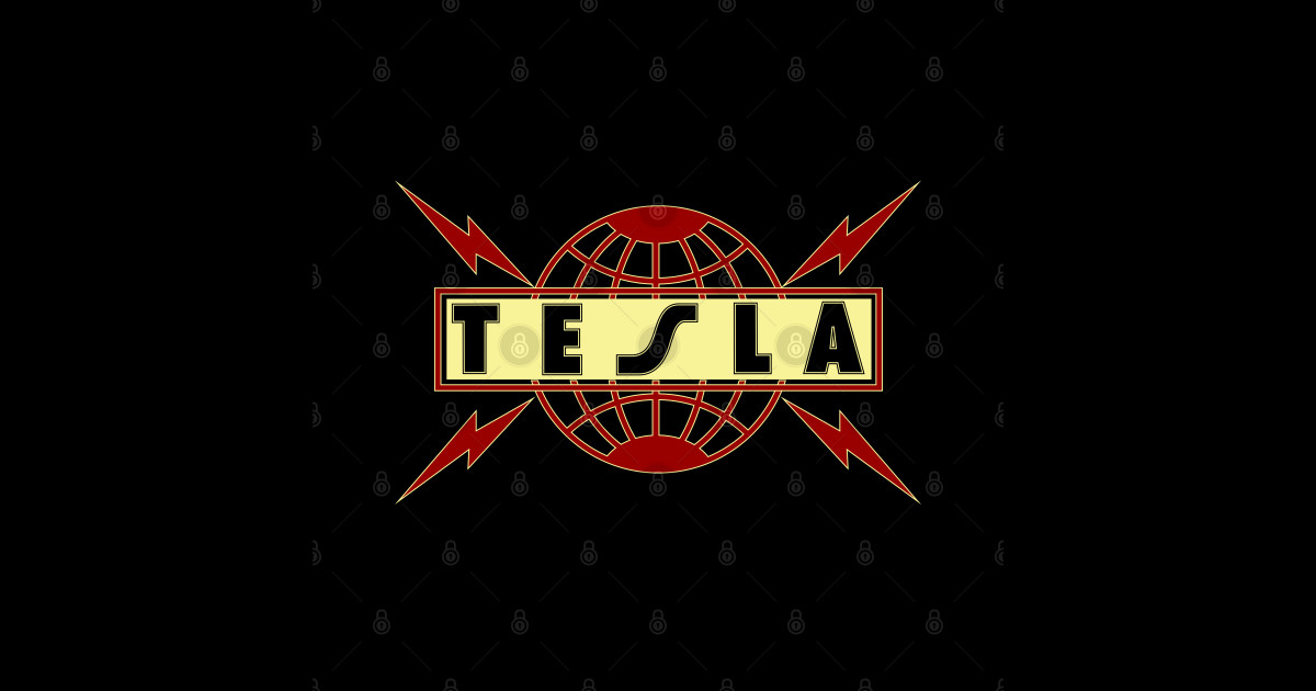 Tesla! Tesla! Tesla! - Tesla Band - Sticker | TeePublic