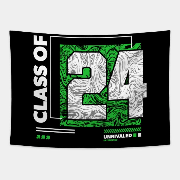 Class of 2024 Urban Streetwear // Graduation Class of '24 Green - Class ...