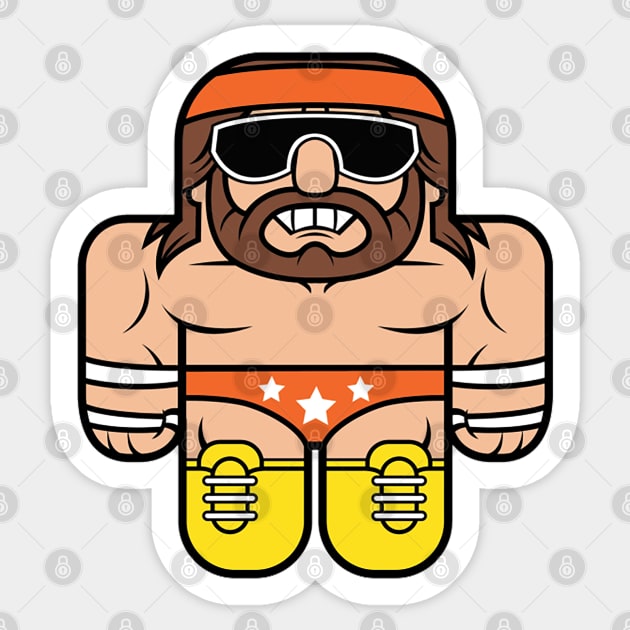 macho man randy savage Banez - Macho Man Randy Savage - Sticker | TeePublic