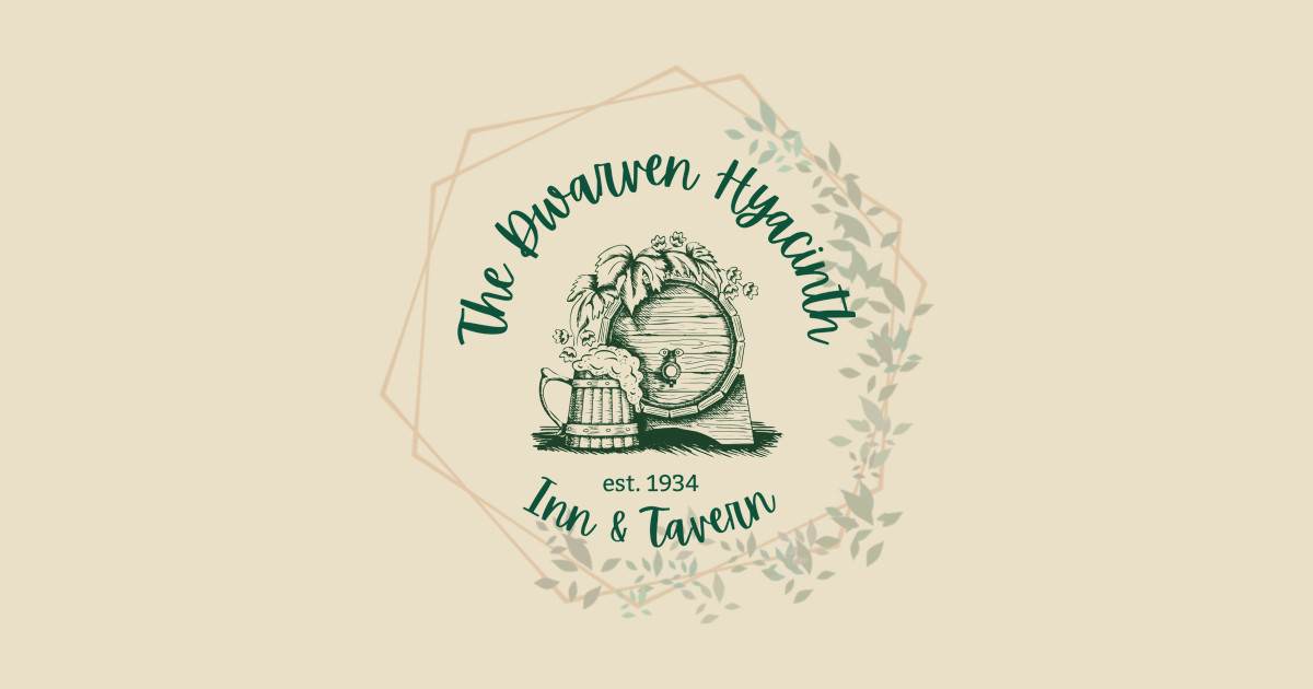 Dwarven Hyacinth Inn & Tavern - Fantasy Art - T-Shirt | TeePublic