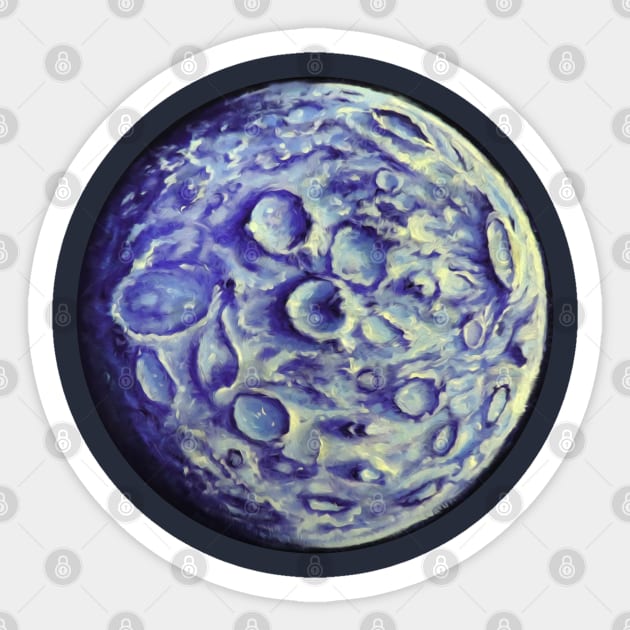 Asteroid Planet / Moon Art - Asteroid - Sticker | TeePublic
