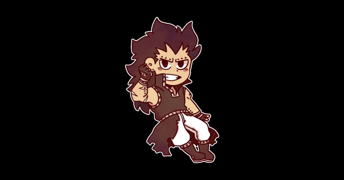 Chibi Gajeel - Gajeel Redfox - Sticker | TeePublic