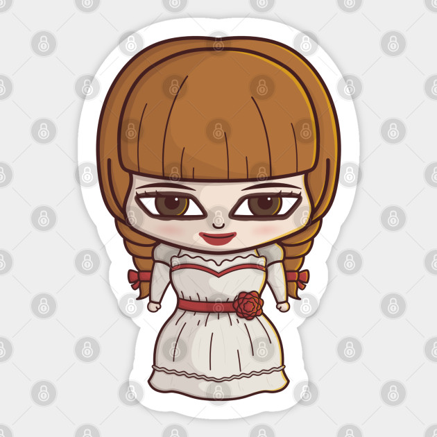 ANNABELLE THE HAUNTED DOLL CHIBI - Annabelle - Sticker | TeePublic