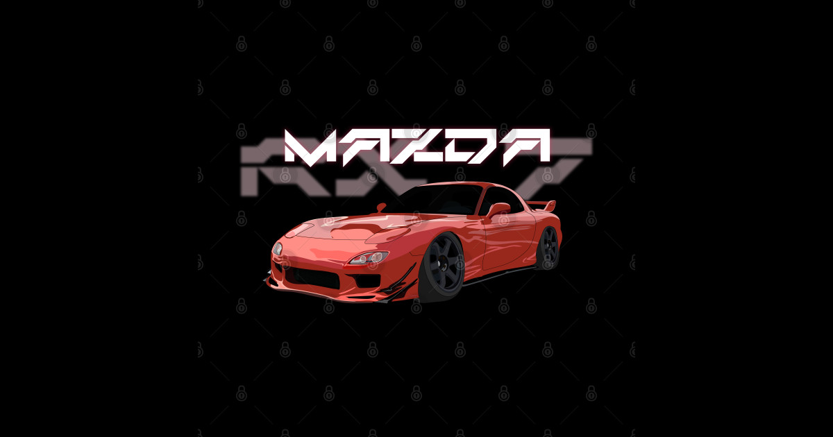 Mazda RX-7 - Rx 7 - Sticker | TeePublic