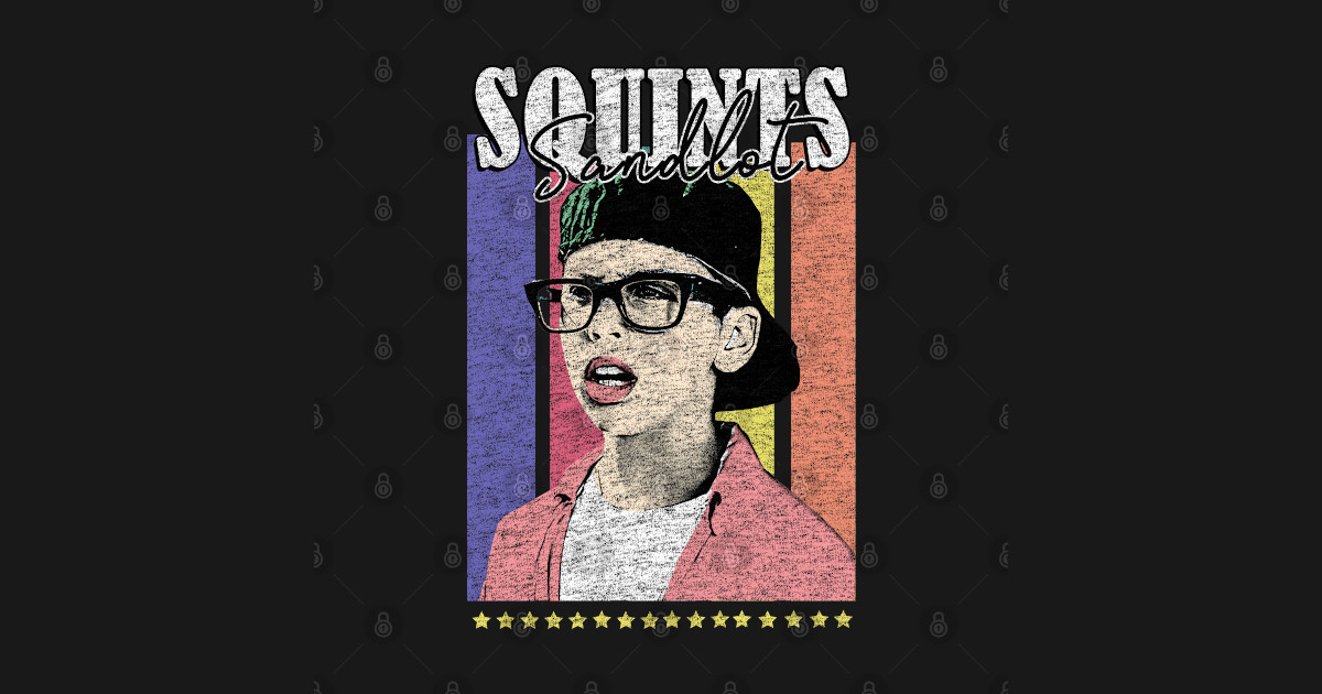 Retro The Sandlot Pop Art Squints T Shirt Teepublic
