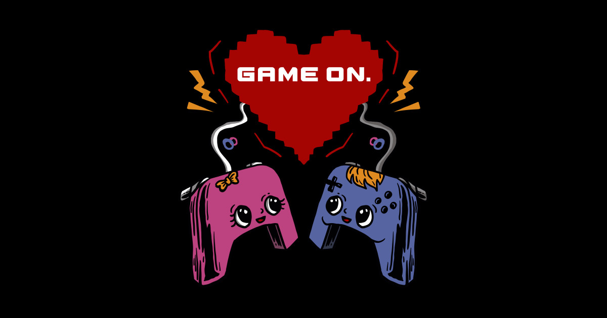 GAME ON - Gaming - Sticker | TeePublic