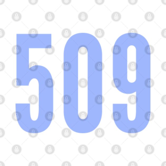 509 area code - Spokane Washington - T-Shirt | TeePublic