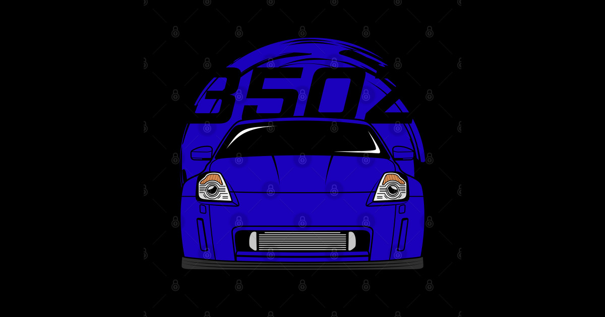Blue 350Z JDM - 350z - Sticker | TeePublic