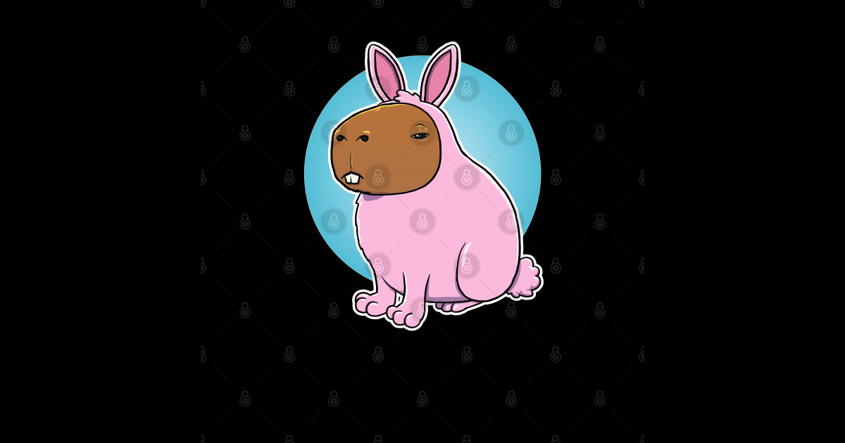 Do not be fooled by my cuteness Capybara Bunny - Funny Capybara ...