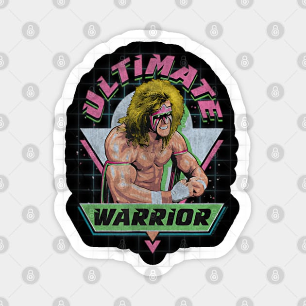 Men's WWE Ultimate Warrior Retro - Ultimate Warrior - Sticker | TeePublic
