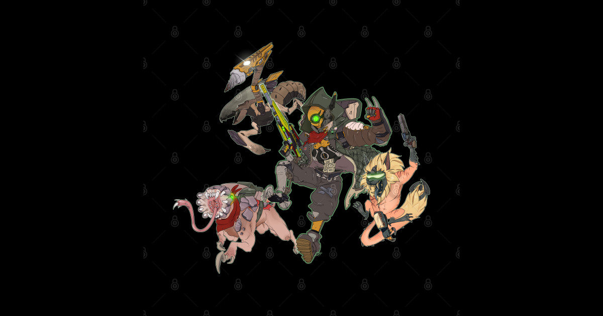 FL4K Attack - Borderlands - Posters and Art Prints | TeePublic