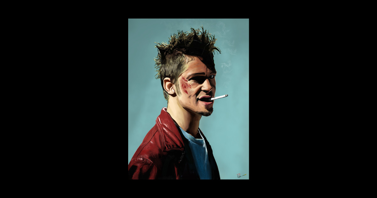 Tyler Durden - Fight Club - Fight Club - Sticker | TeePublic