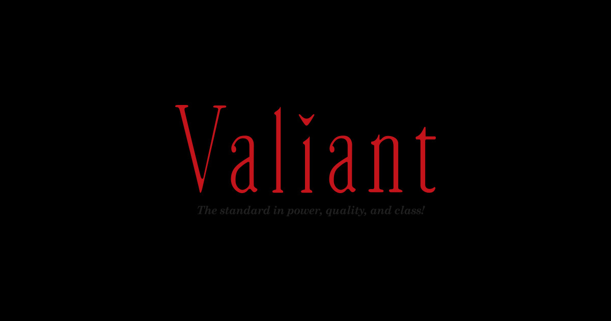 Valiant Text Shirt - Light - Valiant - Sticker | TeePublic