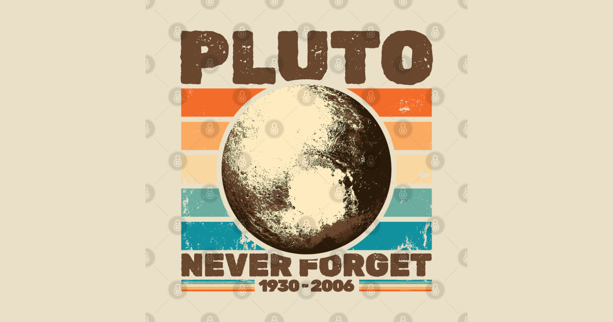 Pluto - retro aesthetic - Pluto - T-Shirt | TeePublic