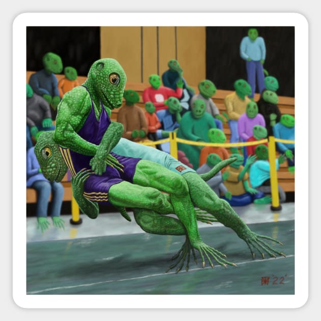 lizard man artwork