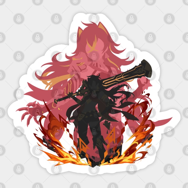 Dehya Genshin Impact - Dehya - Sticker | TeePublic