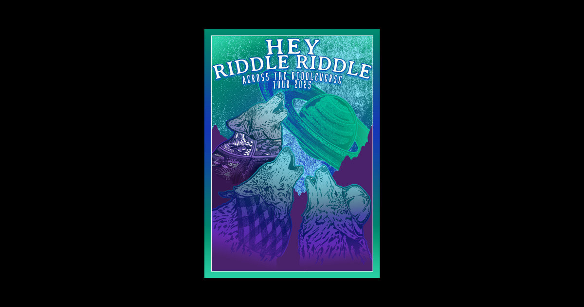 Across the Riddleverse Tour 2025 - 2 - Hey Riddle Riddle - Sticker ...