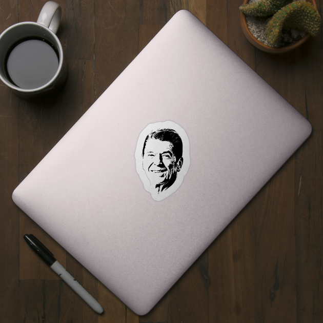 Ronald Reagan - Ronald Reagan - Sticker | TeePublic