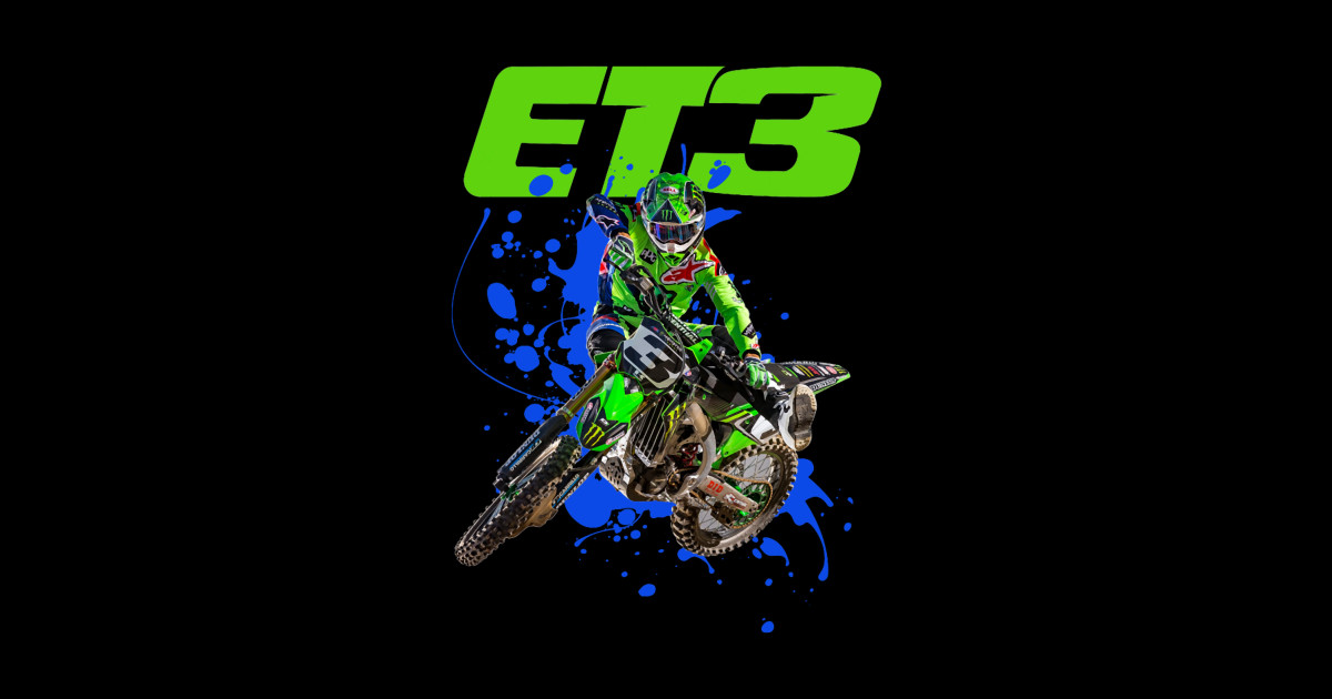 ET3 Motocross Whip Splash Art - Et3 Motocross - Sticker | TeePublic