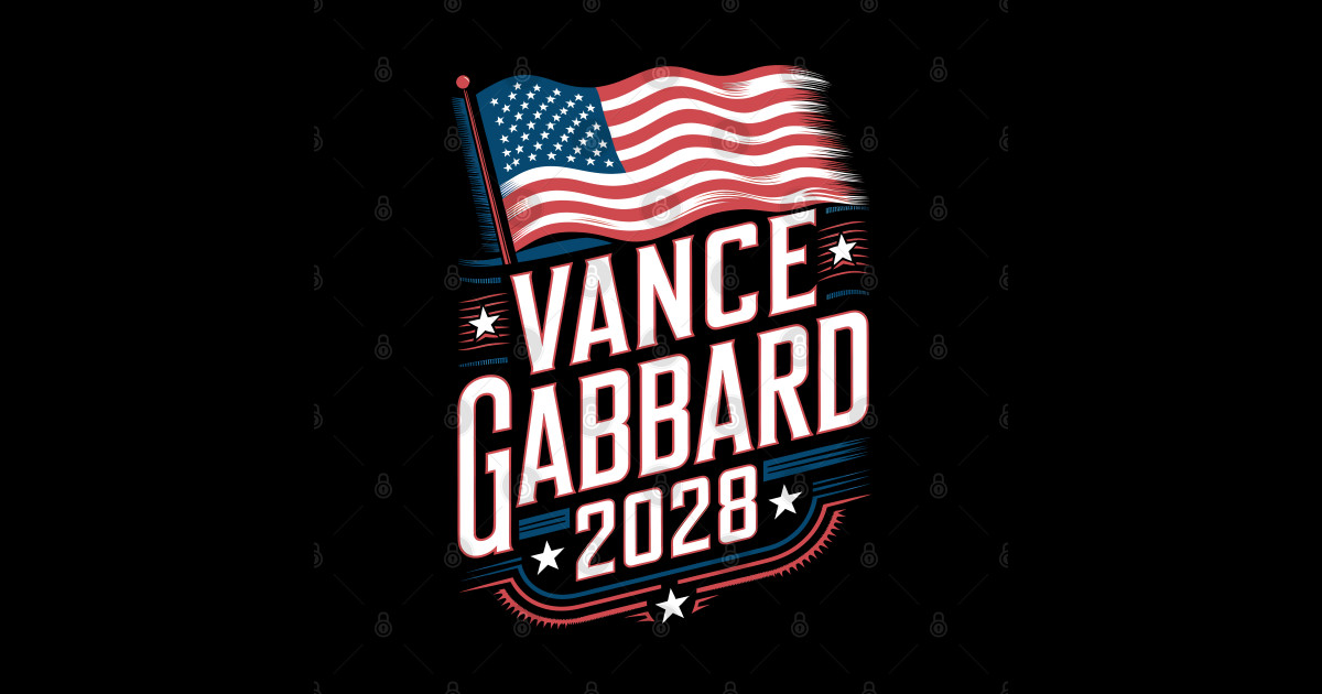 Vance-Gabbard-2028 - Vance Gabbard 2028 - Sticker | TeePublic
