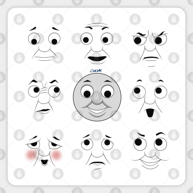 printable thomas the tank engine face