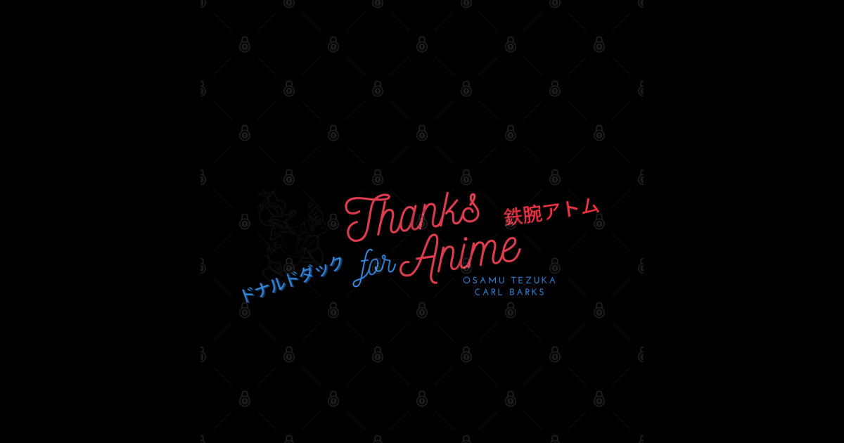 Thanks for Anime - Ducktales - Sticker | TeePublic
