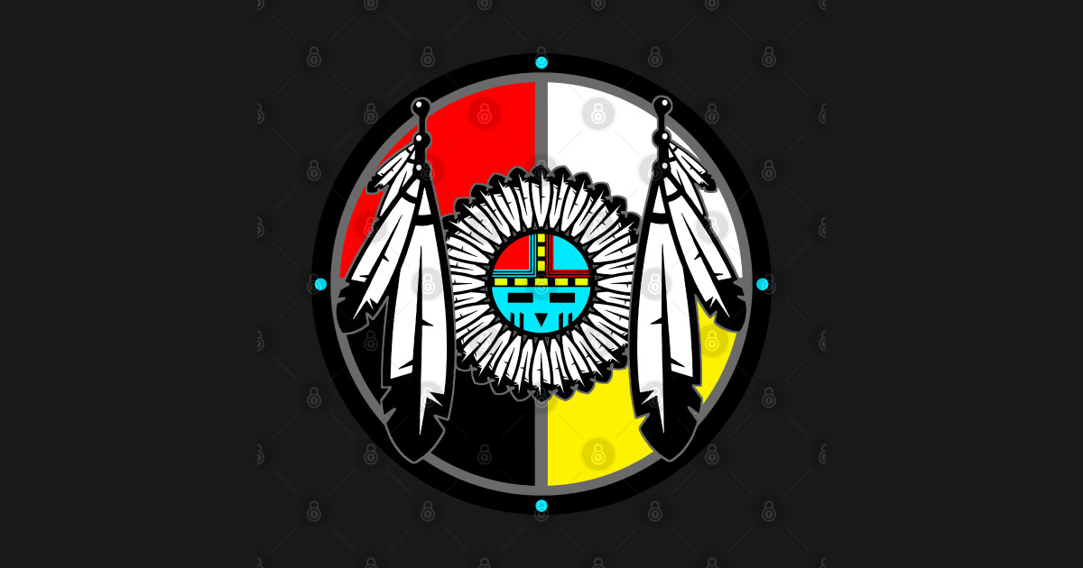 HOPI SUN 4 - American Indian - T-Shirt | TeePublic