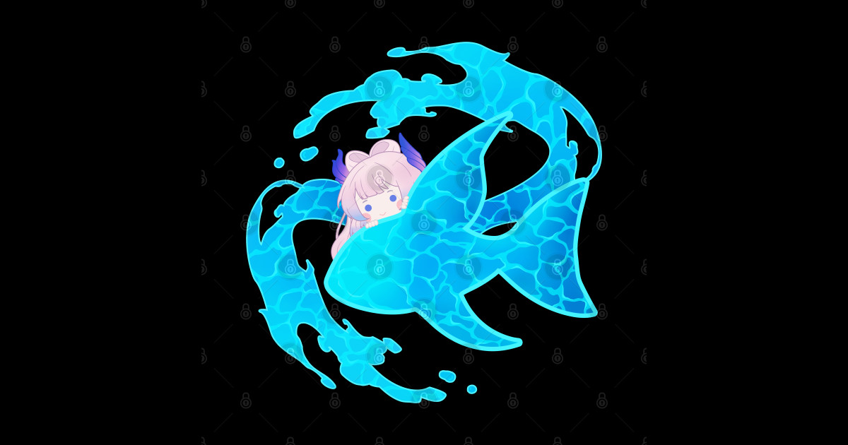 Genshin Impact - Sangonomiya Kokomi Fish - Genshin Impact Kokomi ...