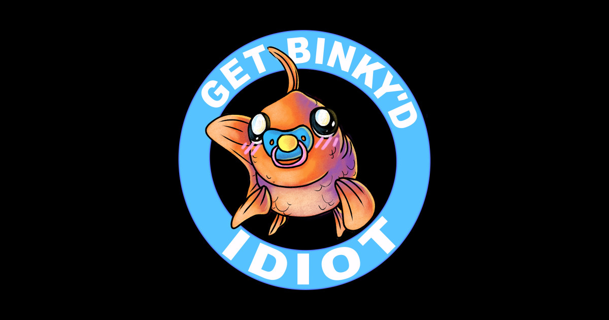 Binky Fish - Binky - Sticker | TeePublic