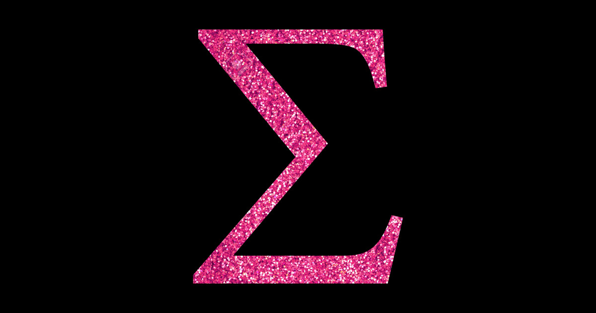 Pink Sigma - Sigma - Sticker | TeePublic